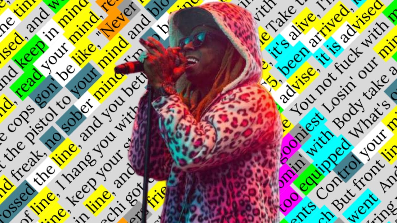 Lil Wayne, Let It Fly | Rhyme Scheme Highlighted - YouTube