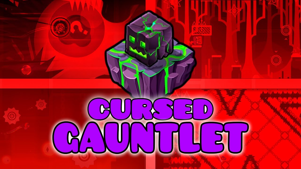 Geometry Dash's *NEW* Cursed Gauntlet 100% COMPLETE! - YouTube