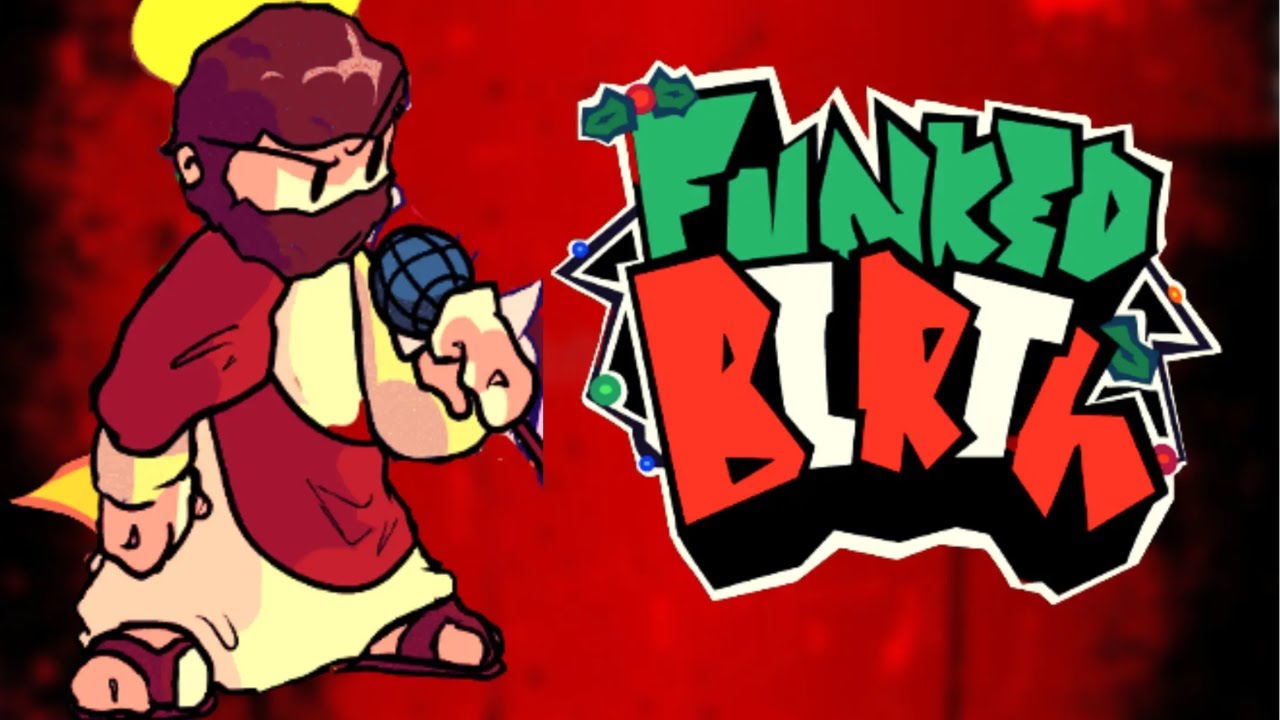 Friday Night Funkin' VS Jesus, God & Joseph | Funked Birth FULL WEEK ...