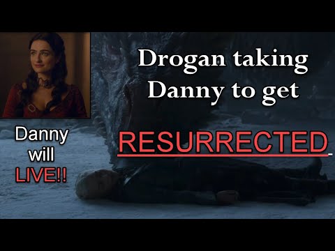 Drogon taking Daenerys to get RESURRECTED. Red Priestess Kinvara - YouTube