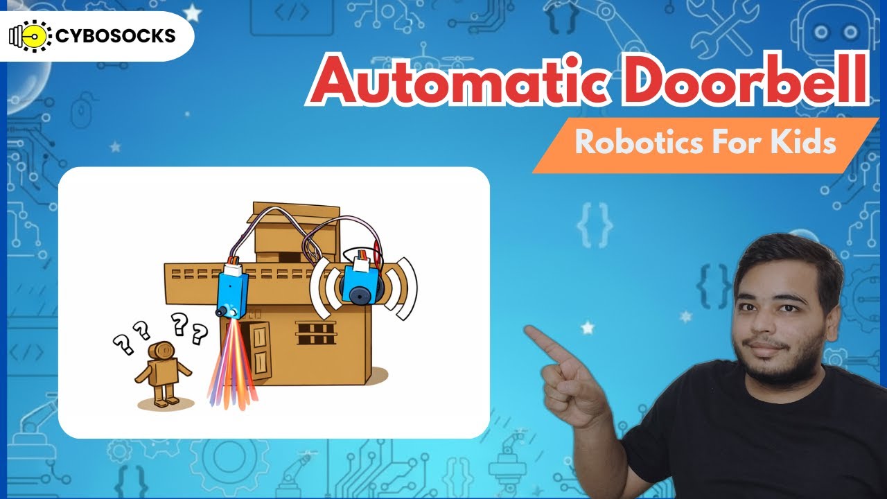 Automatic Door bell | How to Make Automatic Doorbell | Robotics | Ir ...