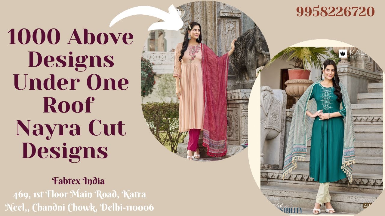 New Nyra Cut Designs I Trending Nayra Cut 3 Piece Suits I Wholesale ...