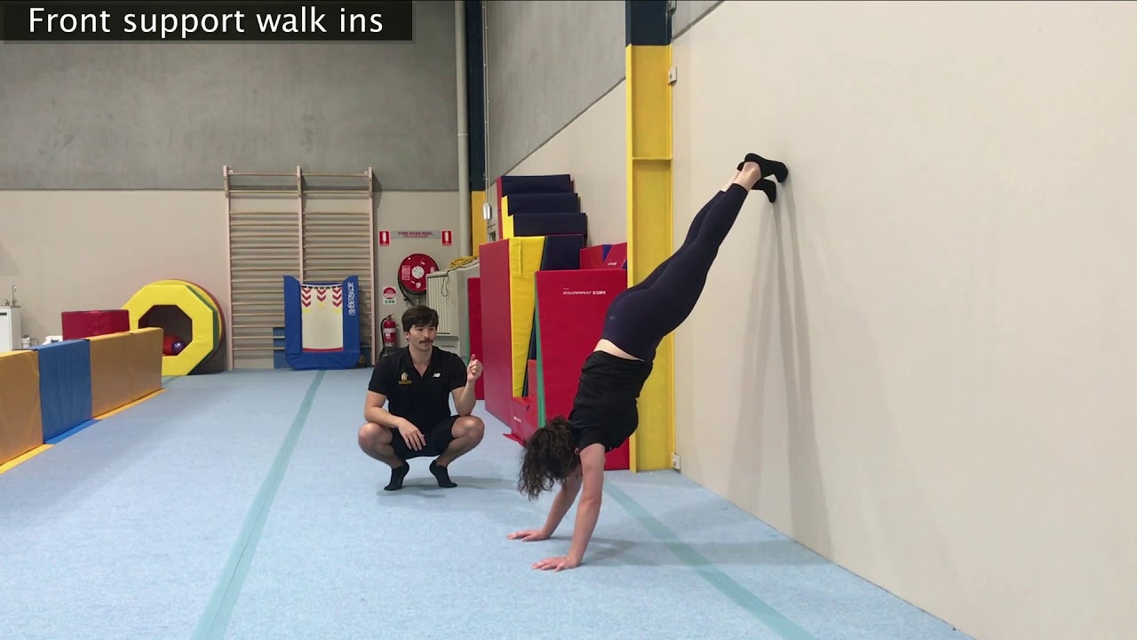 Adult Gymnastics - Intermediate handstand drills and how to fall out ...