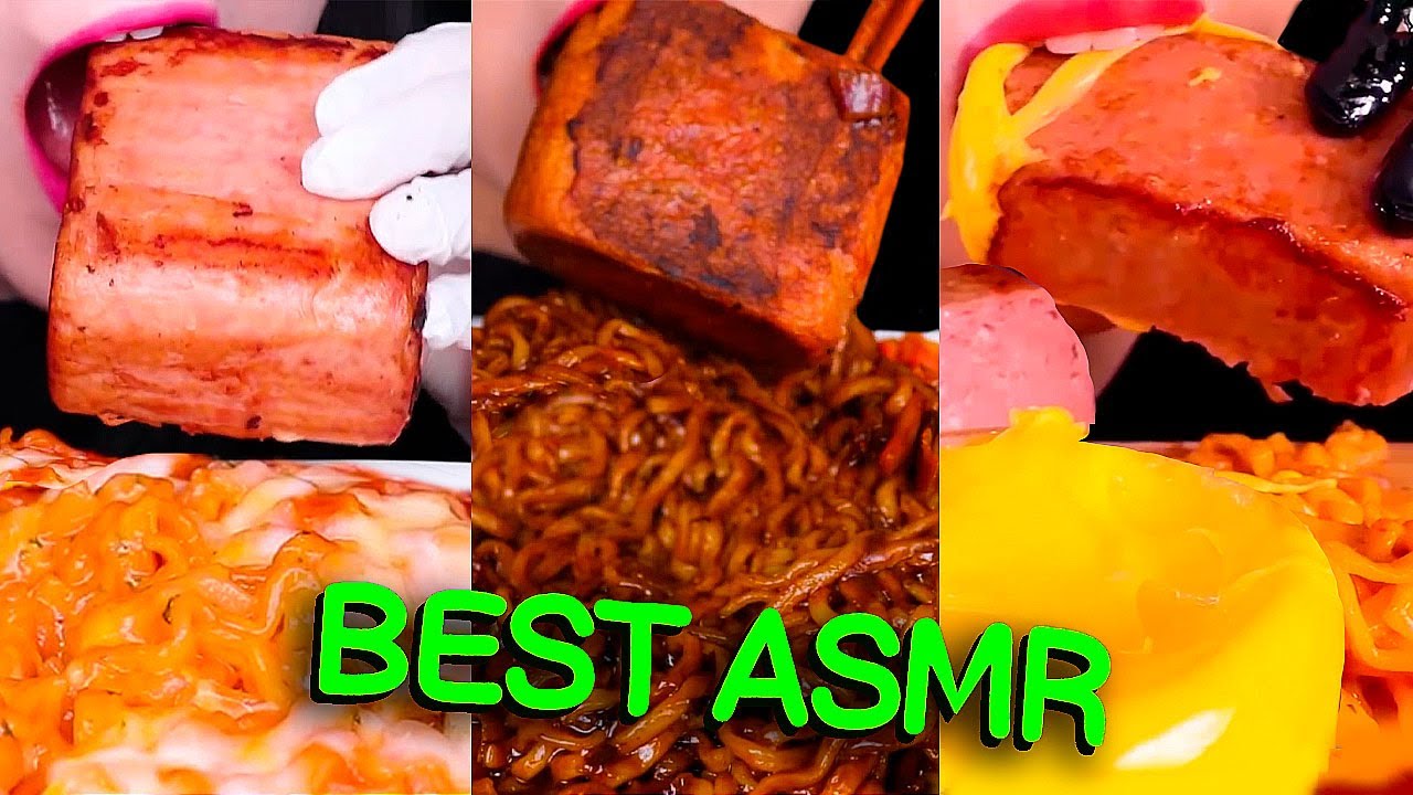Spam Compilation Asmr Eating - Mukbang, Lychee, Minee Eats, Jane, Sas Asmr, Phan, Hongyu | Part ...