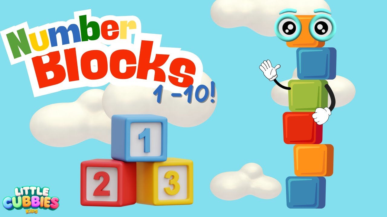 Numberblocks | 1 to 10 Number Song with Blocks - YouTube