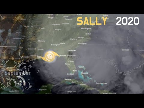 Track of Hurricane Sally (2020) - YouTube