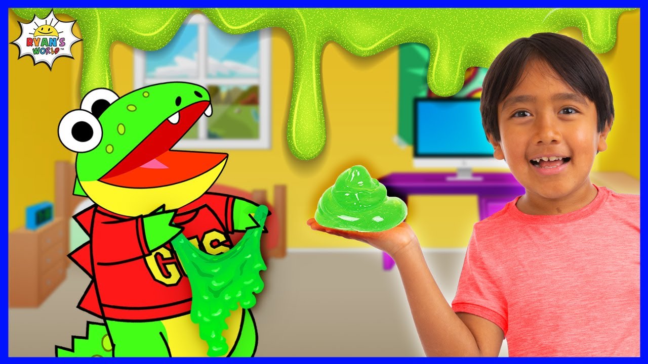 Ryan and Gus play with DIY Slime Pretend Play! - YouTube