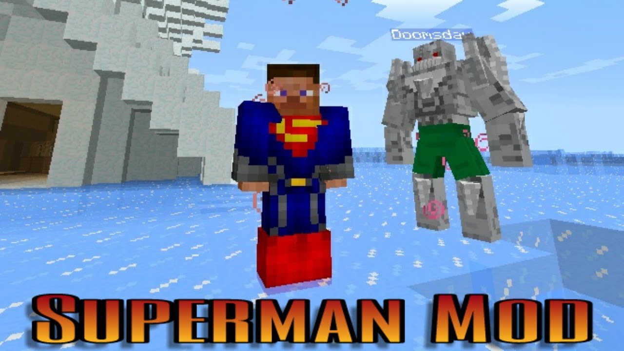 SUPERMAN MOD para Minecraft 1.6.4 | La Fortaleza de la Soledad, Domsday ...