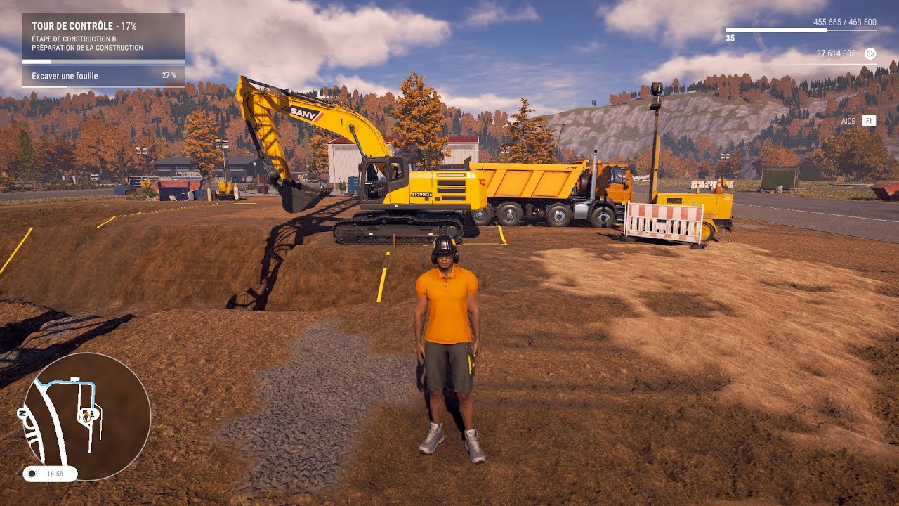 Construction simulator 22 PC SANY - YouTube