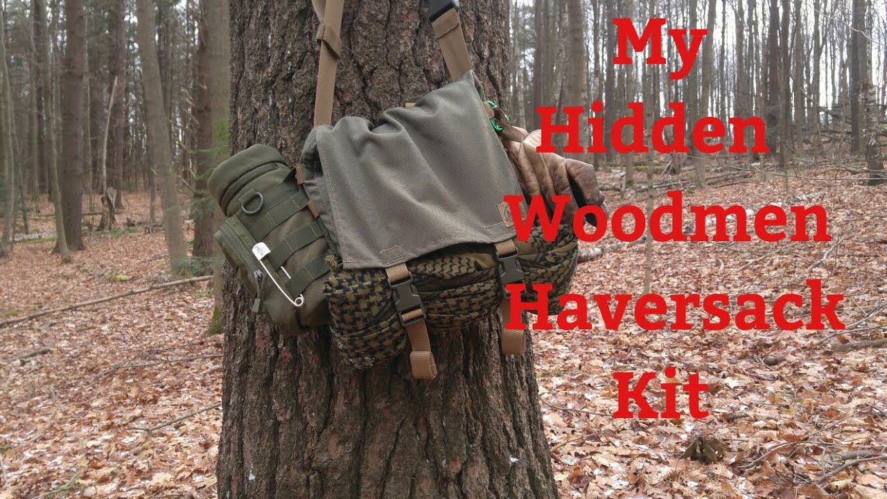 My Hidden Woodsmen Haversack Kit, Bushcraft Tools ! - YouTube