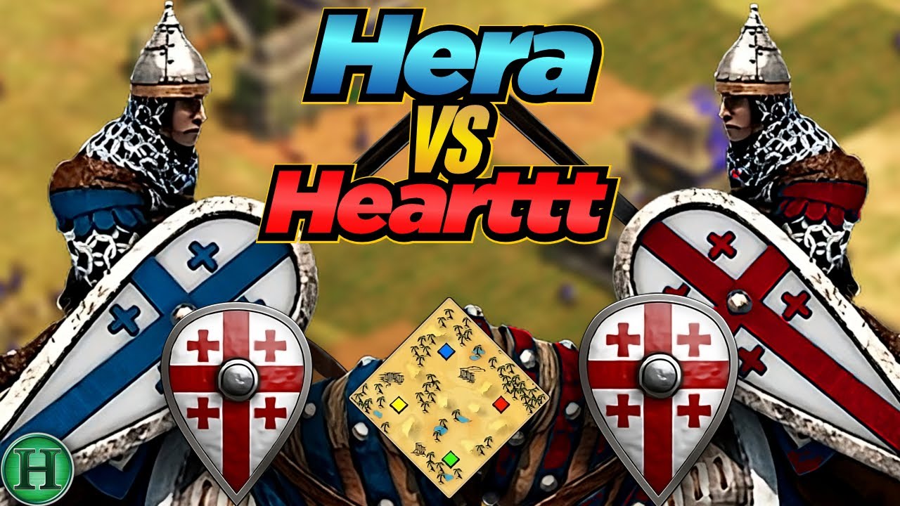 Georgians vs Georgians | 1v1 Arabia | vs Hearttt | AoE2 - YouTube