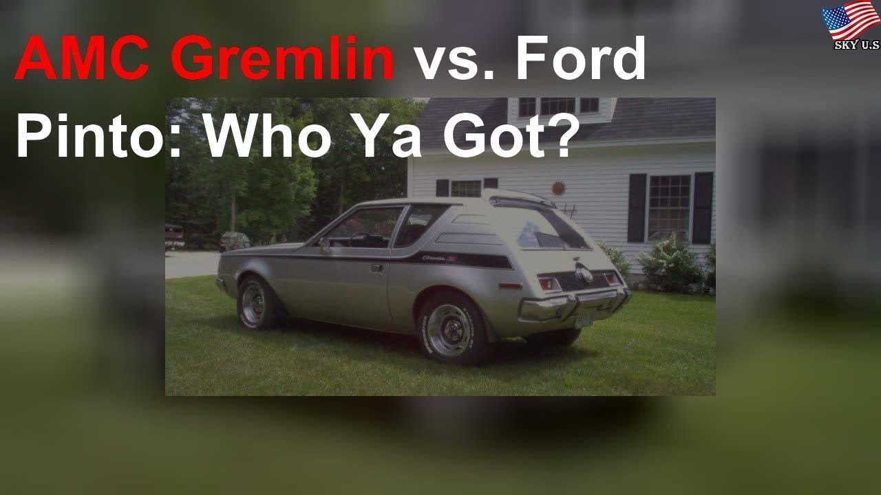 Famous car rivalries: AMC Gremlin vs. Ford Pinto - YouTube