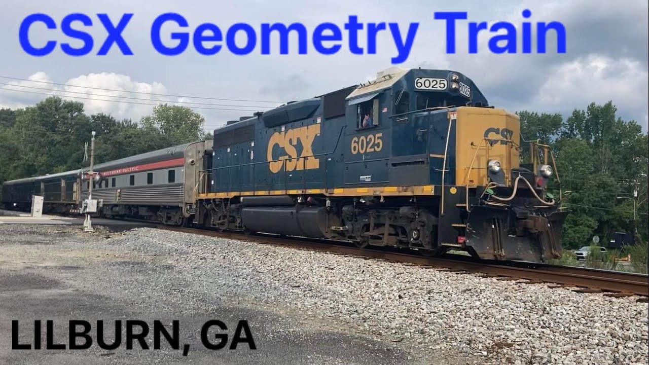 CSX Abbeville Sub: CSX W001 (Geometry Train) - 8/23/22 (Lilburn, GA ...