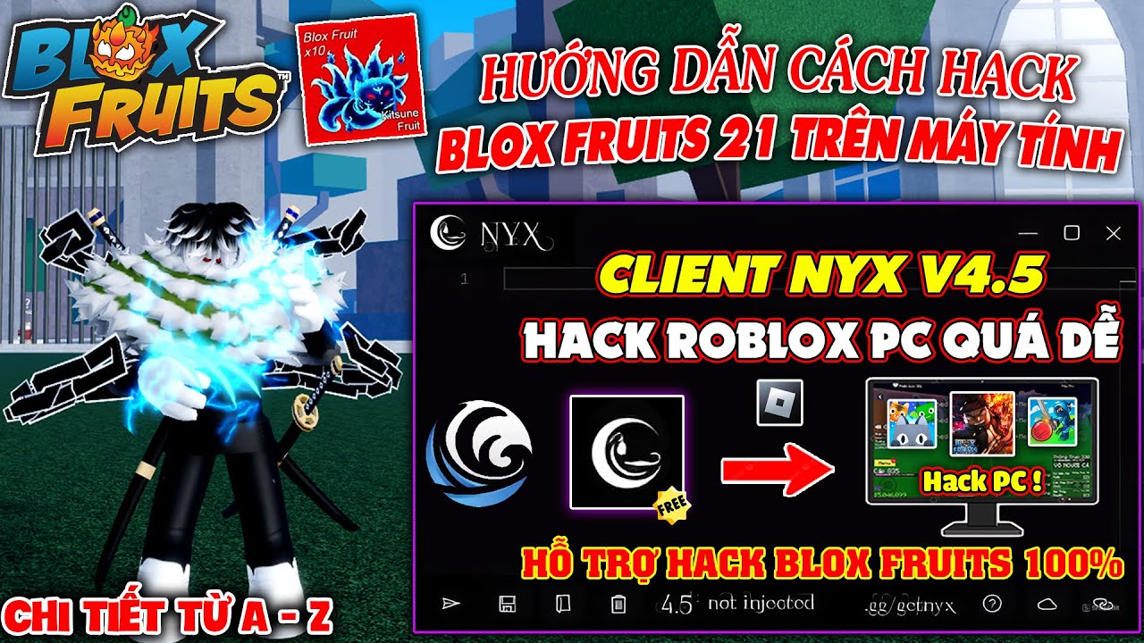 Cách hack blox fruits 21 trên máy tính dành cho người mới - Client Nyx ...