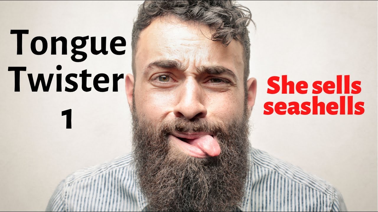 Tongue Twister 1 - She Sells Seashells Sitting By The Seashore - YouTube