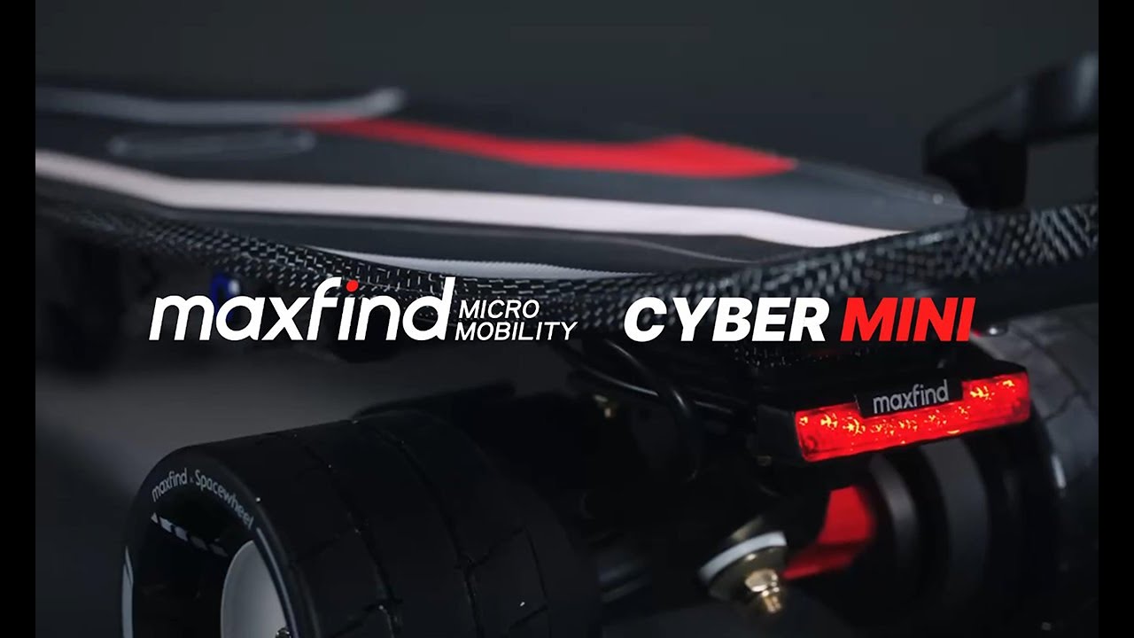 The Best Electric Skateboard 2025 | MAXFIND CYBER MINI - YouTube