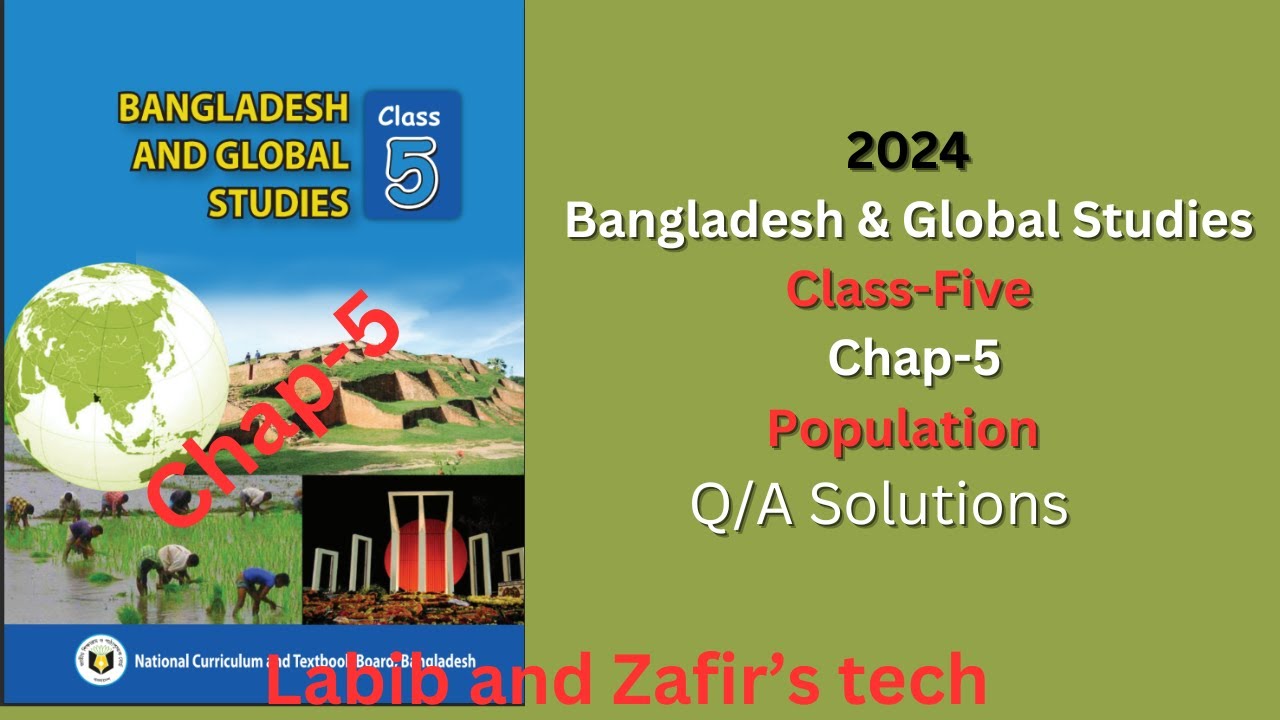 Class-5 BGS English Version Chap-5 Population /Q&A/ Class-5 somaj 2024 ...