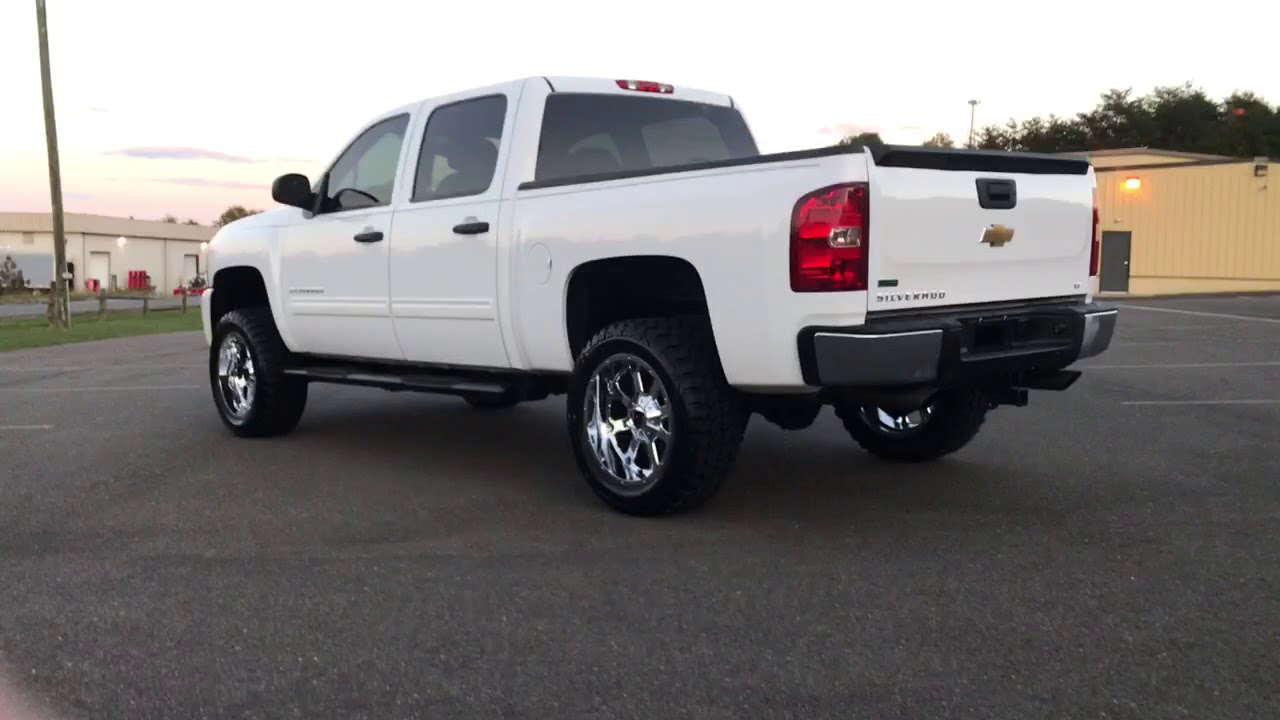 LIFTED 2011 CHEVROLET SILVERADO 1500 LT 4x4 four door short bed! - YouTube