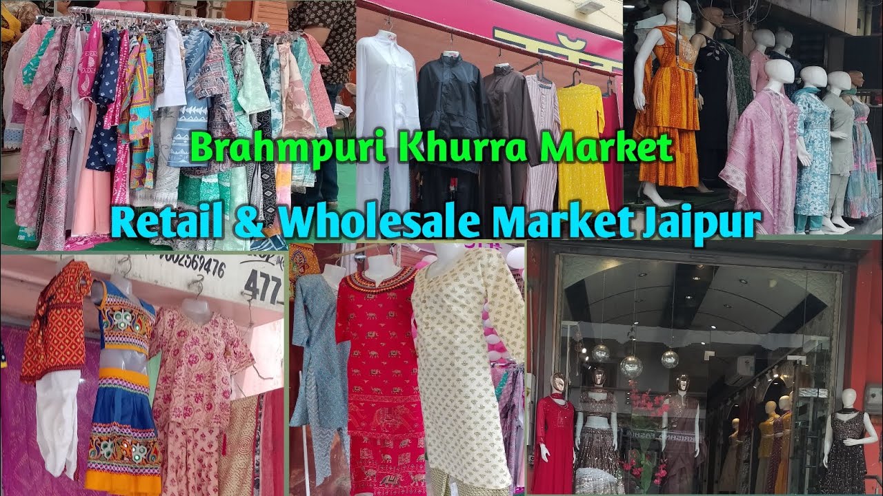 Brahmpuri Khurra Market , Retail & wholesale market Jaipur Rajasthan ...