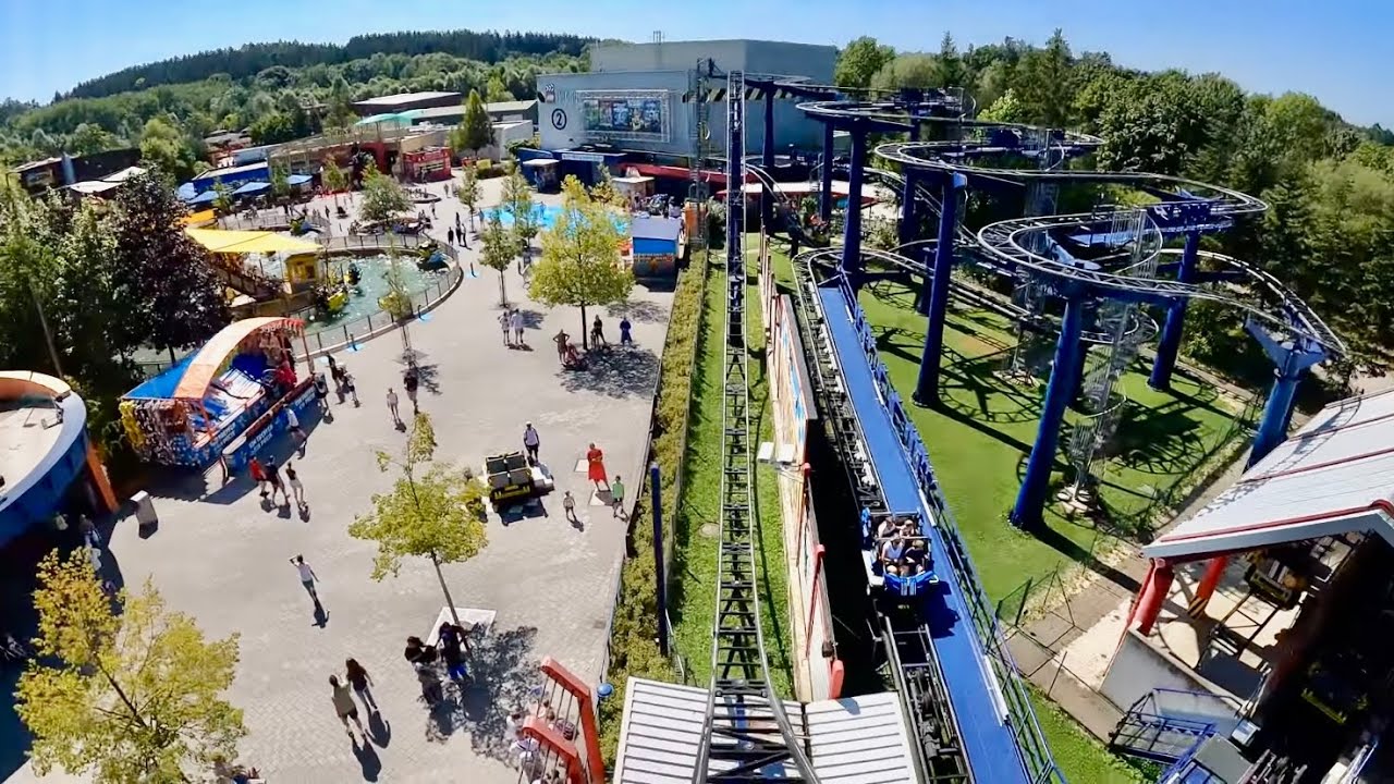 Das Große LEGO Rennen WILD MOUSE Roller Coaster 4K POV! | Legoland ...