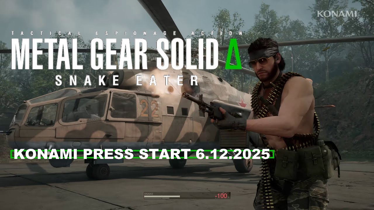Metal Gear Solid Δ | Snake Eater _ KONAMI PRESS START 6 12 2025 - YouTube