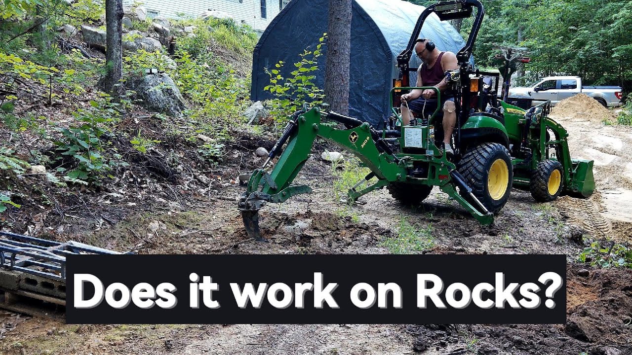 Using the BXpanded Ripper on Rocks with the 260B and 2025R - YouTube