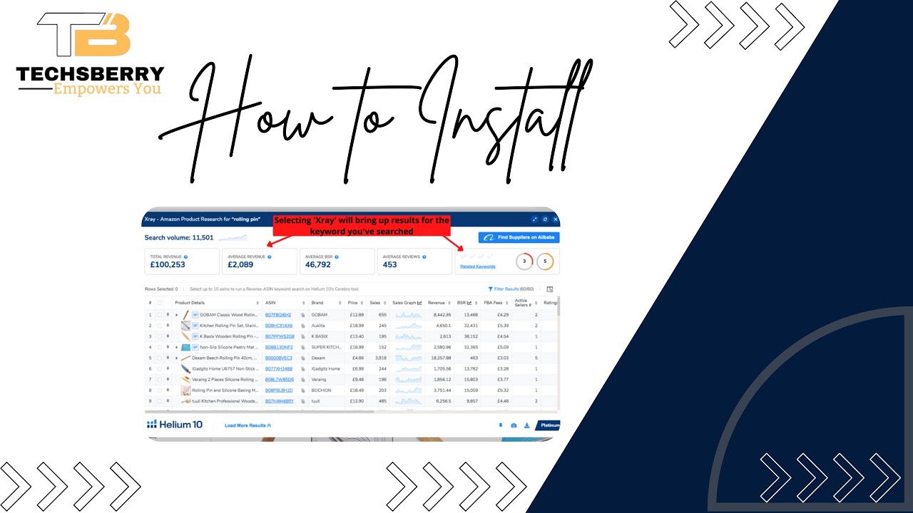 How to Setup Helium 10 Extension | TechsBerry | English - YouTube