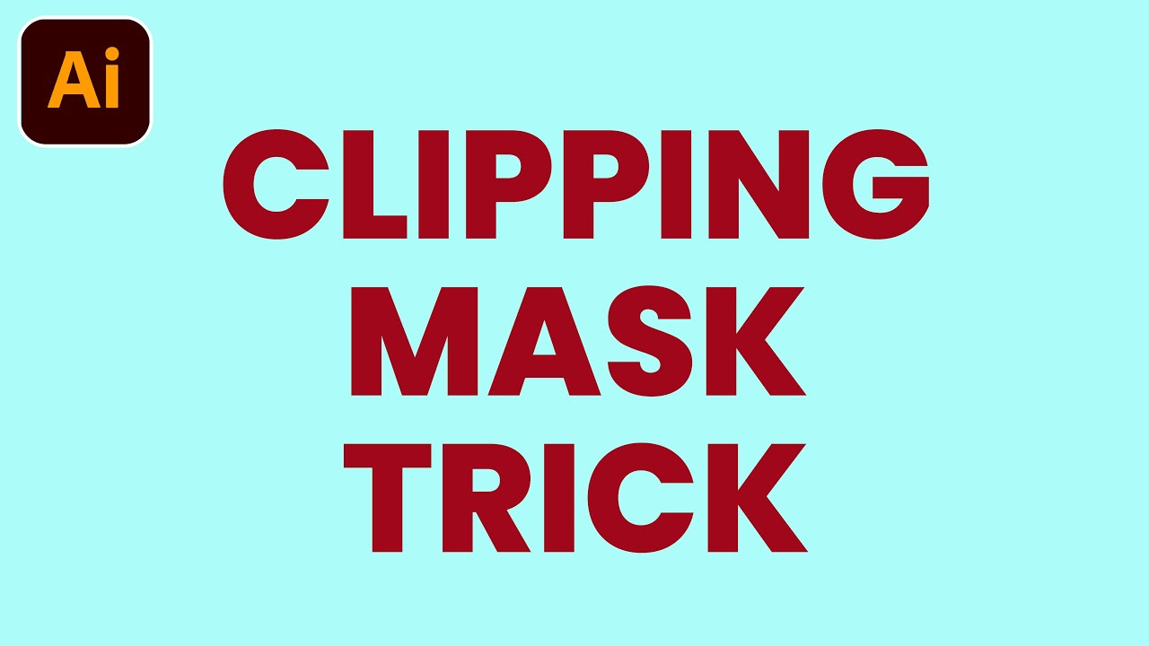 Useful Clipping Mask Trick in Adobe Illustrator - YouTube
