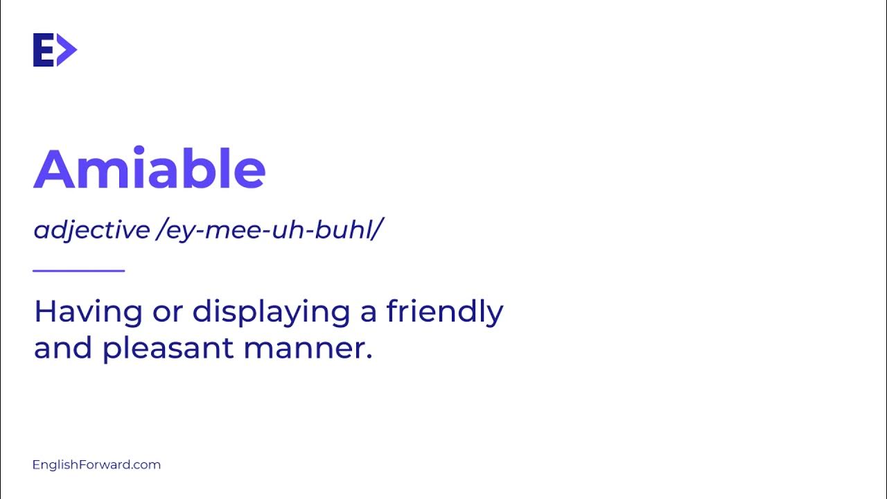 How To Pronounce Amiable Definition Example YouTube how-to-pronounce-amiable-definition-example-youtube