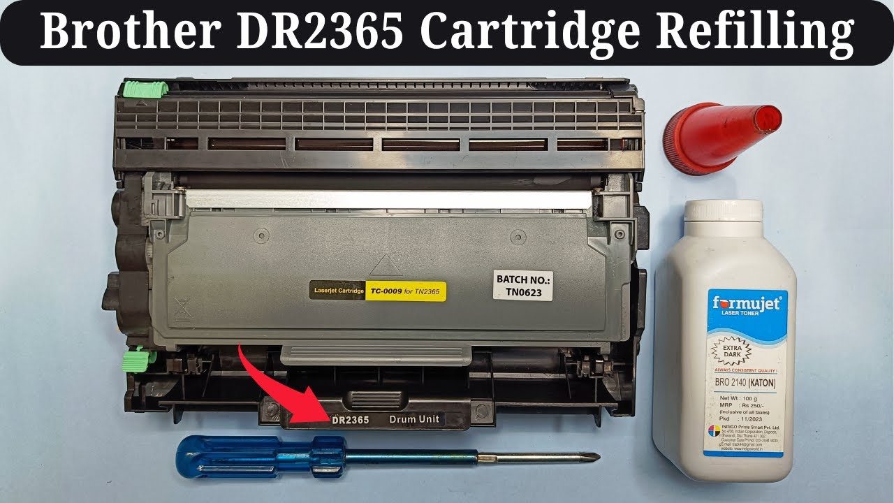 Brother Cartridge Refilling | How To Refill Brother Printer Cartridge ...