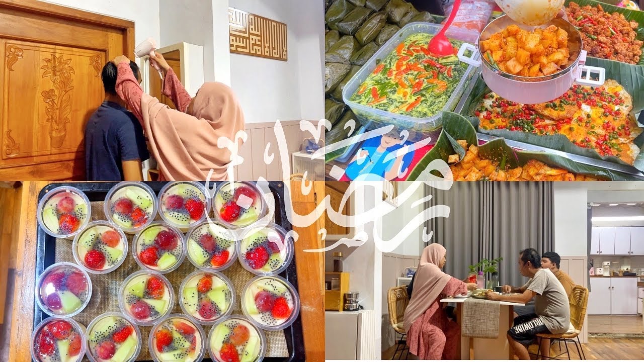 #ramadhanvlog SAHUR DAN IFTHAR SEKELUARGA/ IDE JUALAN PUDING BUAH ...