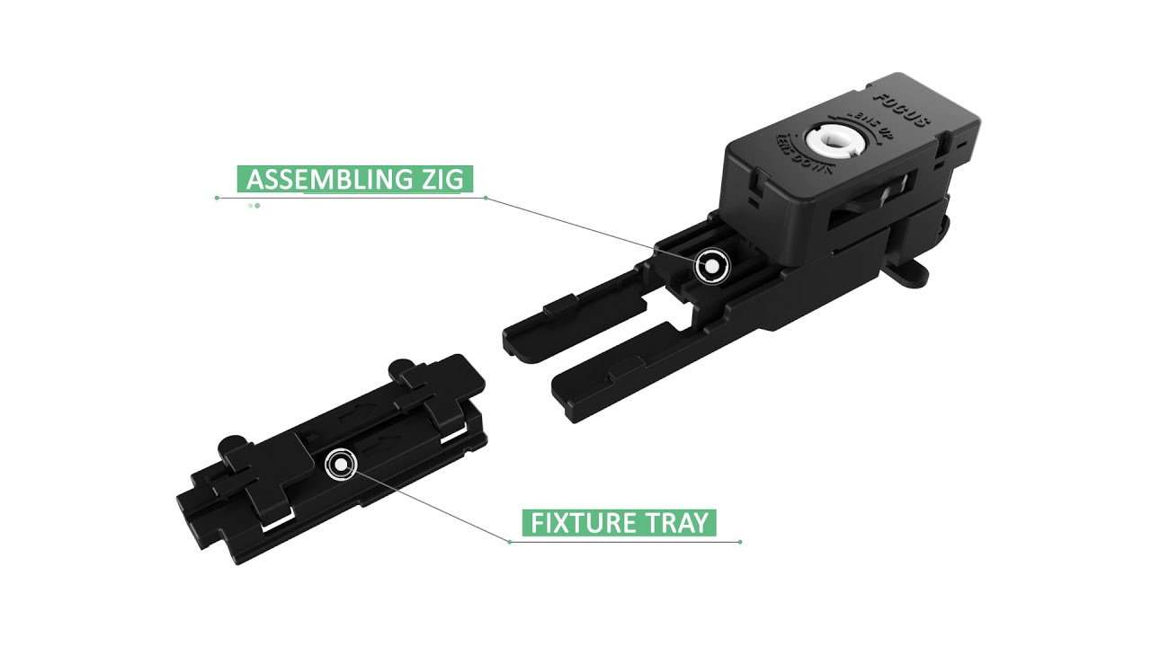 [QAC] fast connector assembly jig for QAC NL type(SC/APC)_WIFI - YouTube
