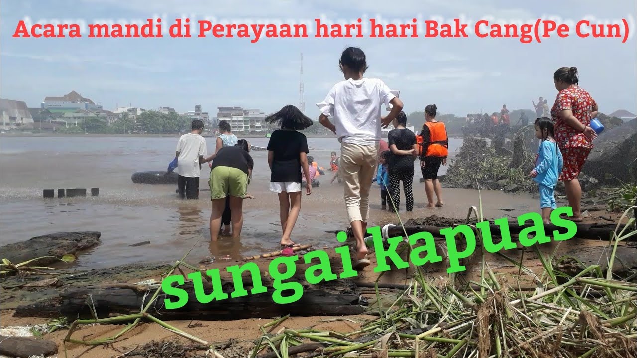 Acara mandi perayaan hari bak cang(pe cun) #festivalPerahuNaga #PeCun # ...