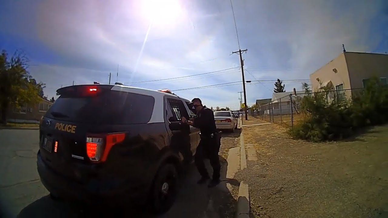 Fallen NMSP officer Darian Jarrott assists another NMSP officer on a ...