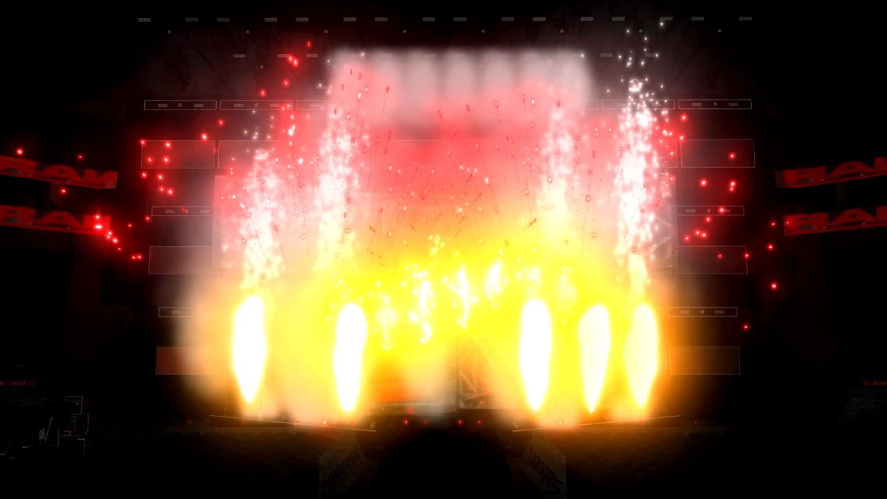 WWE Raw 2017 Opening Pyro Replication (WWE 2010s Pyro Flashback S03Ep18 ...