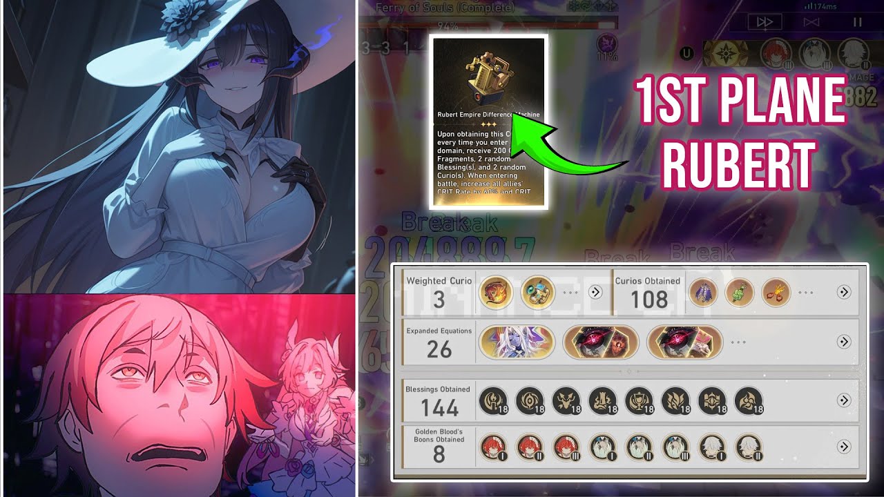 Dahlia Main With 1ST PLANE RUBERT CURIO Full Run X8 | DU Protean Hero ...