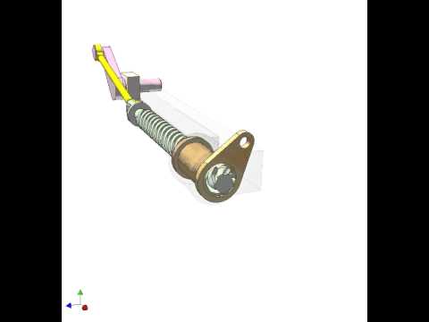 Screw-slider-crank mechanism - YouTube