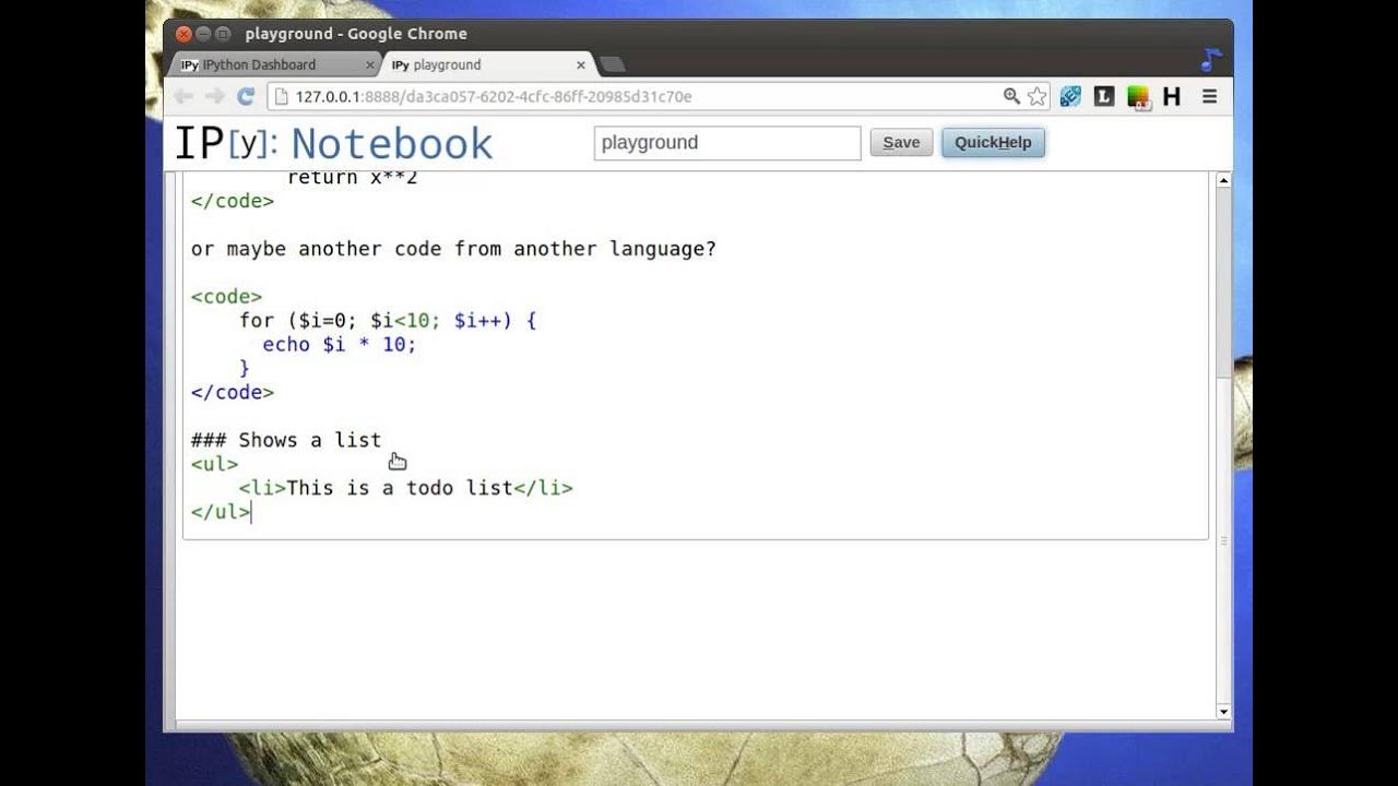 Python Tutorial - IPython Notebook Markdown - YouTube