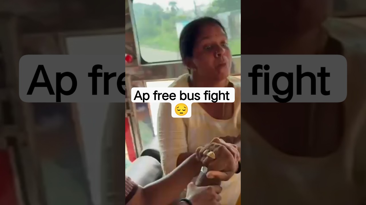ap free bus fight 😔 👁️ - YouTube