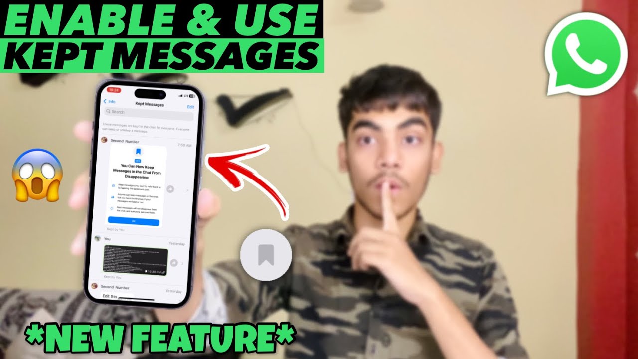 WhatsApp Kept Messages | How To Use WhatsApp Kept Messages | WhatsApp ...