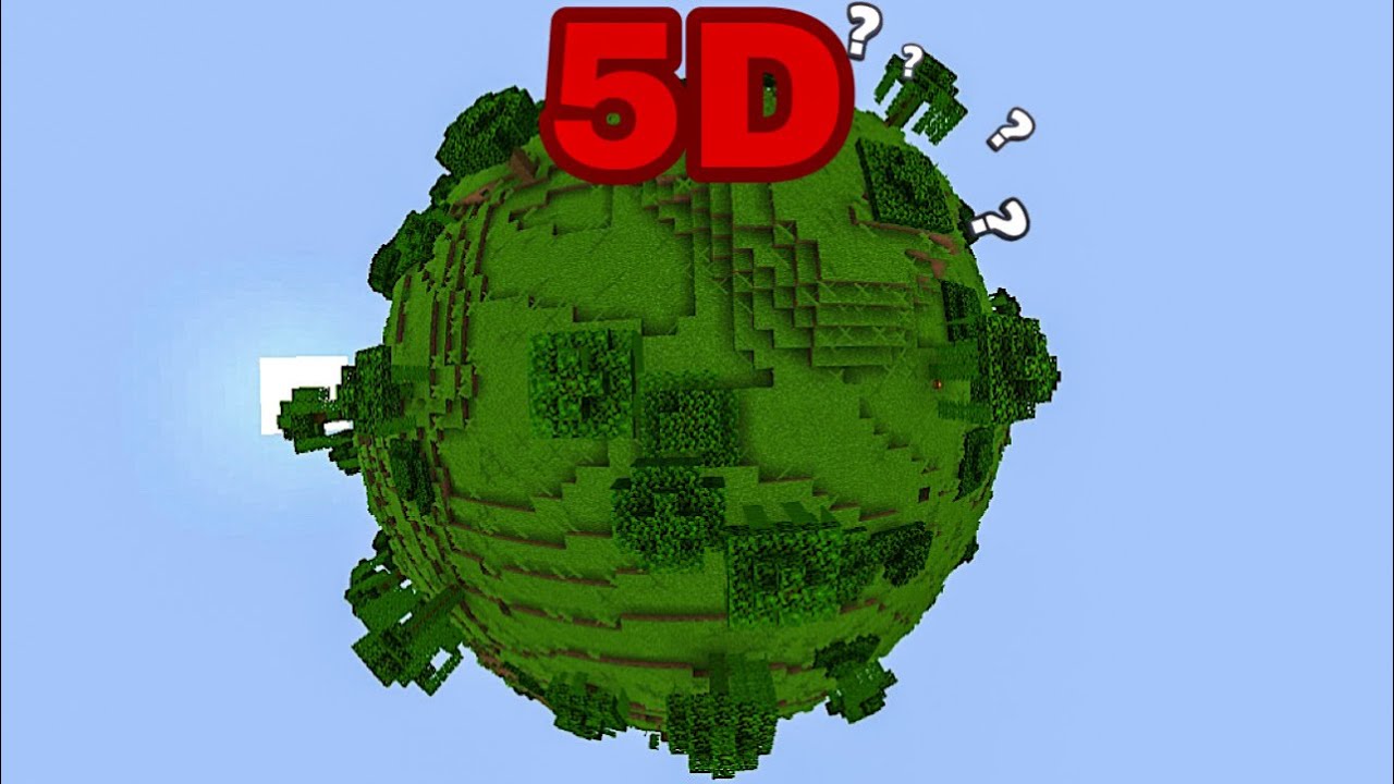 Minecraft Overworld In 5D... - YouTube