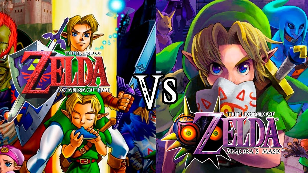 OCARINA of TIME vs MAJORAS MASK - Cual ZELDA es MEJOR - YouTube
