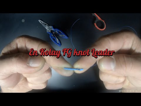 Her Balıkçının Bilmesi Gereken En Kolay FG Knot Düğümü