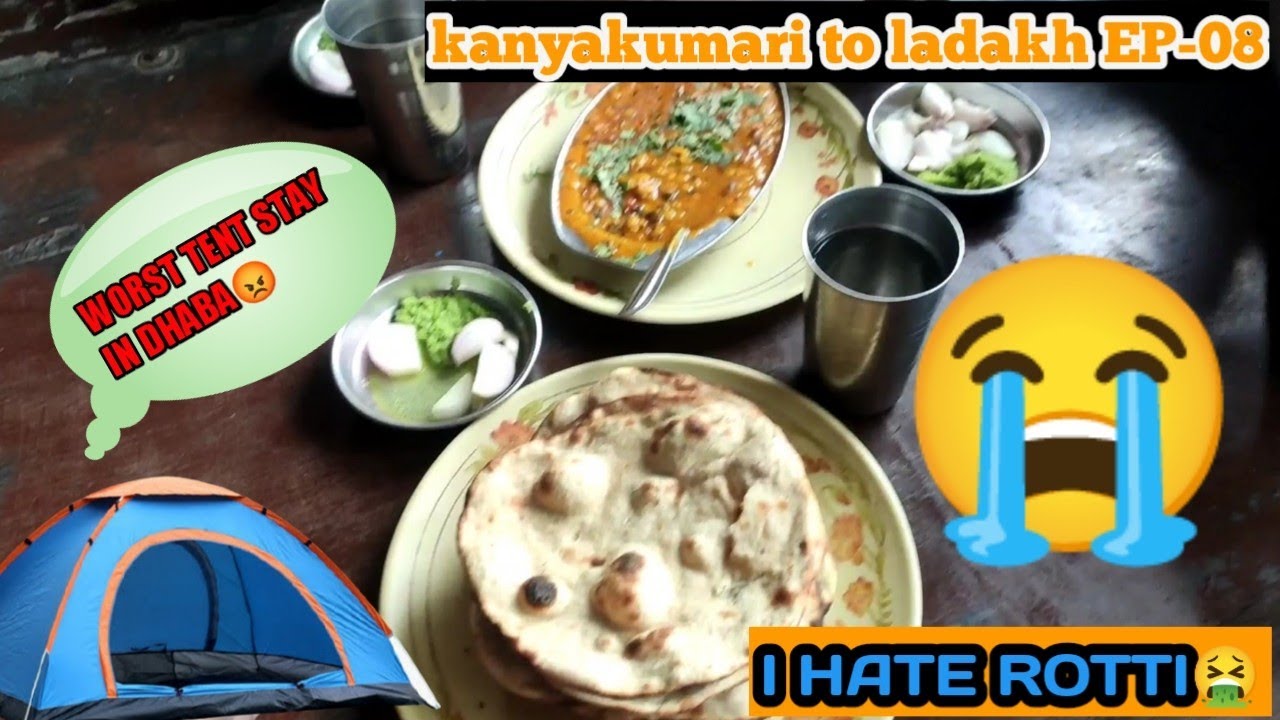 Worst day in trip | dhaba tent stay | EP-08 | i hate rotti 😭 | No lift ...