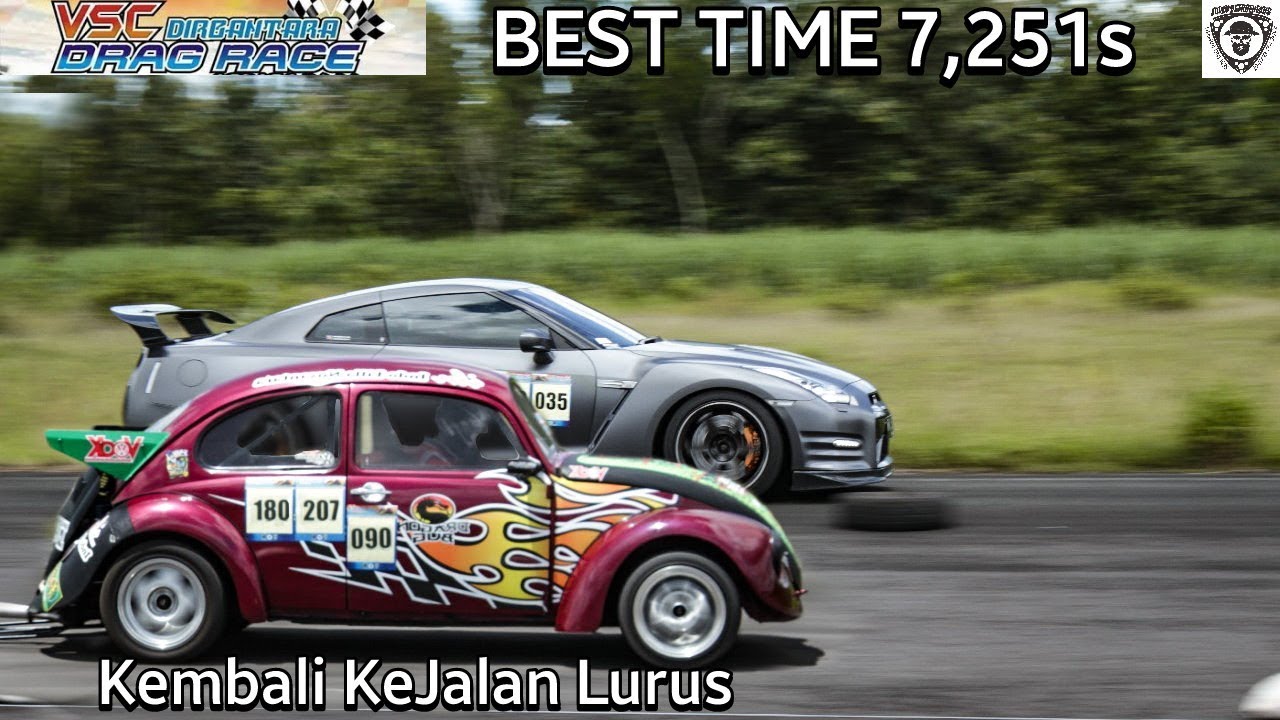 NISSAN GTR 7,251s VSC DIRGANTARA DRAGRACE (JOWOPETROLHEADS ft Victor ...