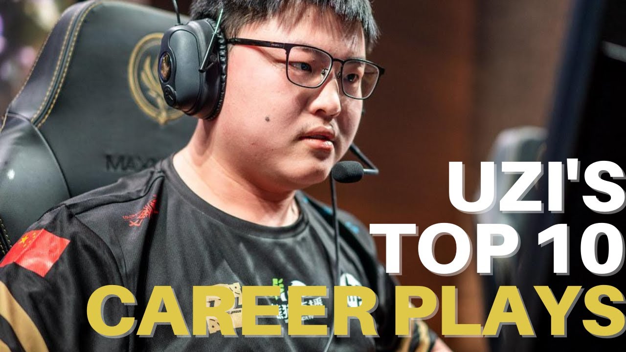 Uzi Top 10 Career Plays | LeagueofLegends | #LPL - YouTube