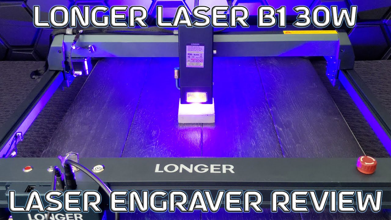 Longer B1 30w Laser Engraver Review - YouTube