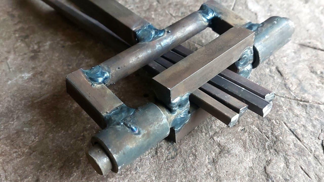 Easy Square Bar Banding Technics | Simple Ideas For Bending Metal Bars ...