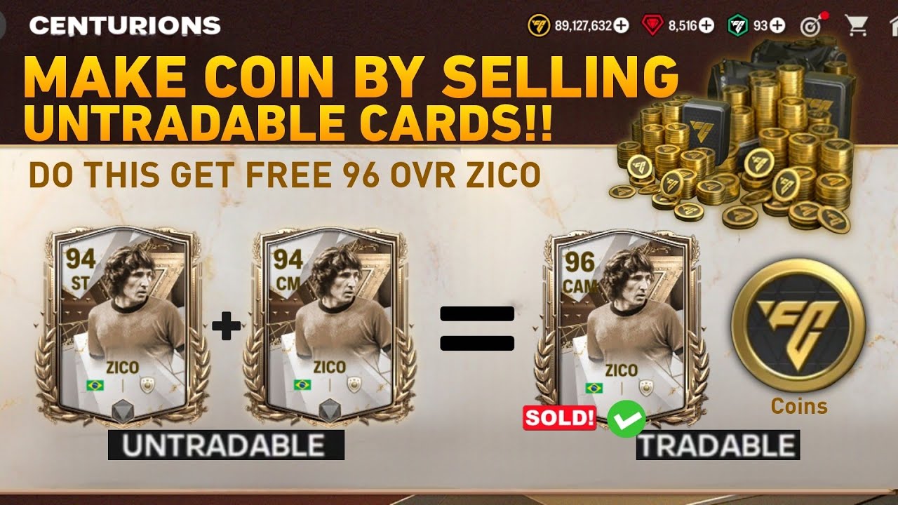 DO THIS NOW FREE 96 RATED ZICO FC MOBILE 24! GET MILLION OF COINS ...