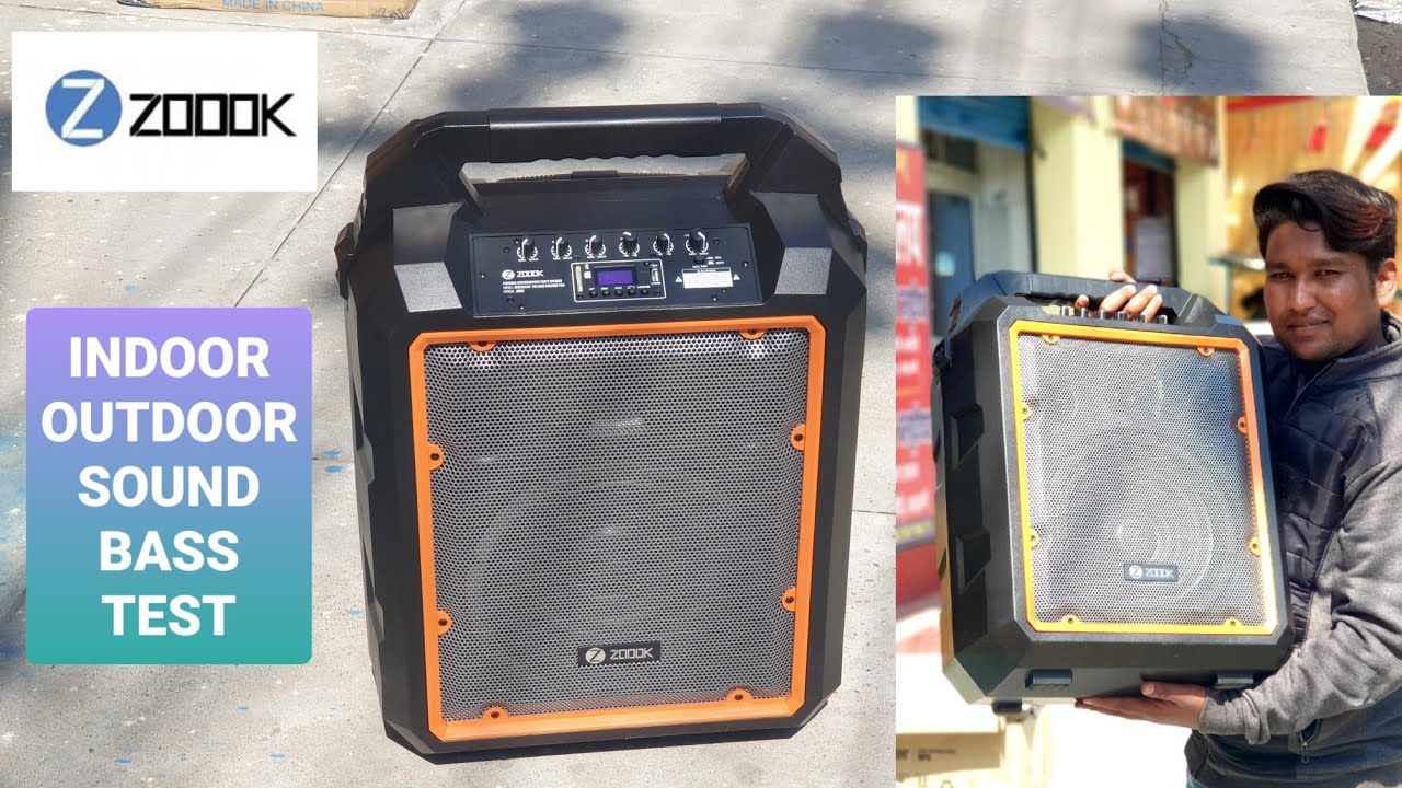 Zoook Rocker Herculean Pro 200watts Party Speaker DETAIL INDOOR OUTDOOR ...